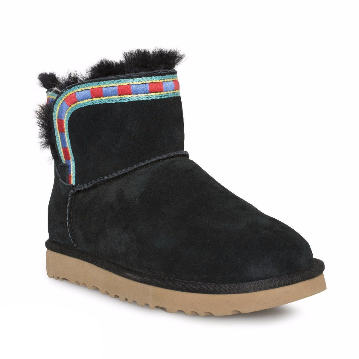 UGG Rosamaria Embroidery Black Boots – MyCozyBoots