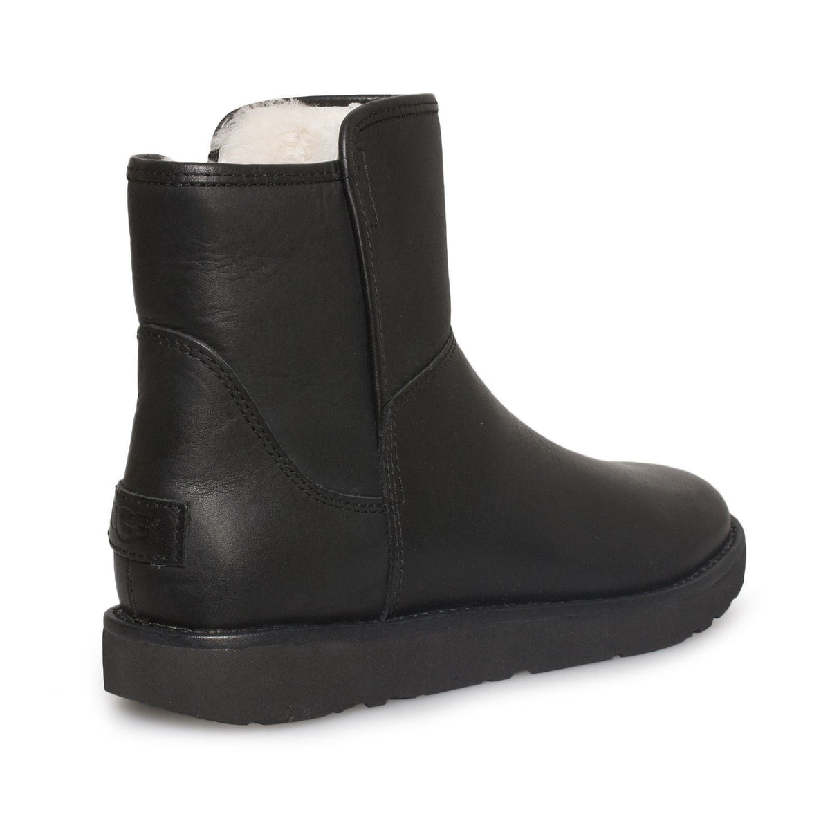 UGG Abree Mini Leather Nero Boots – MyCozyBoots