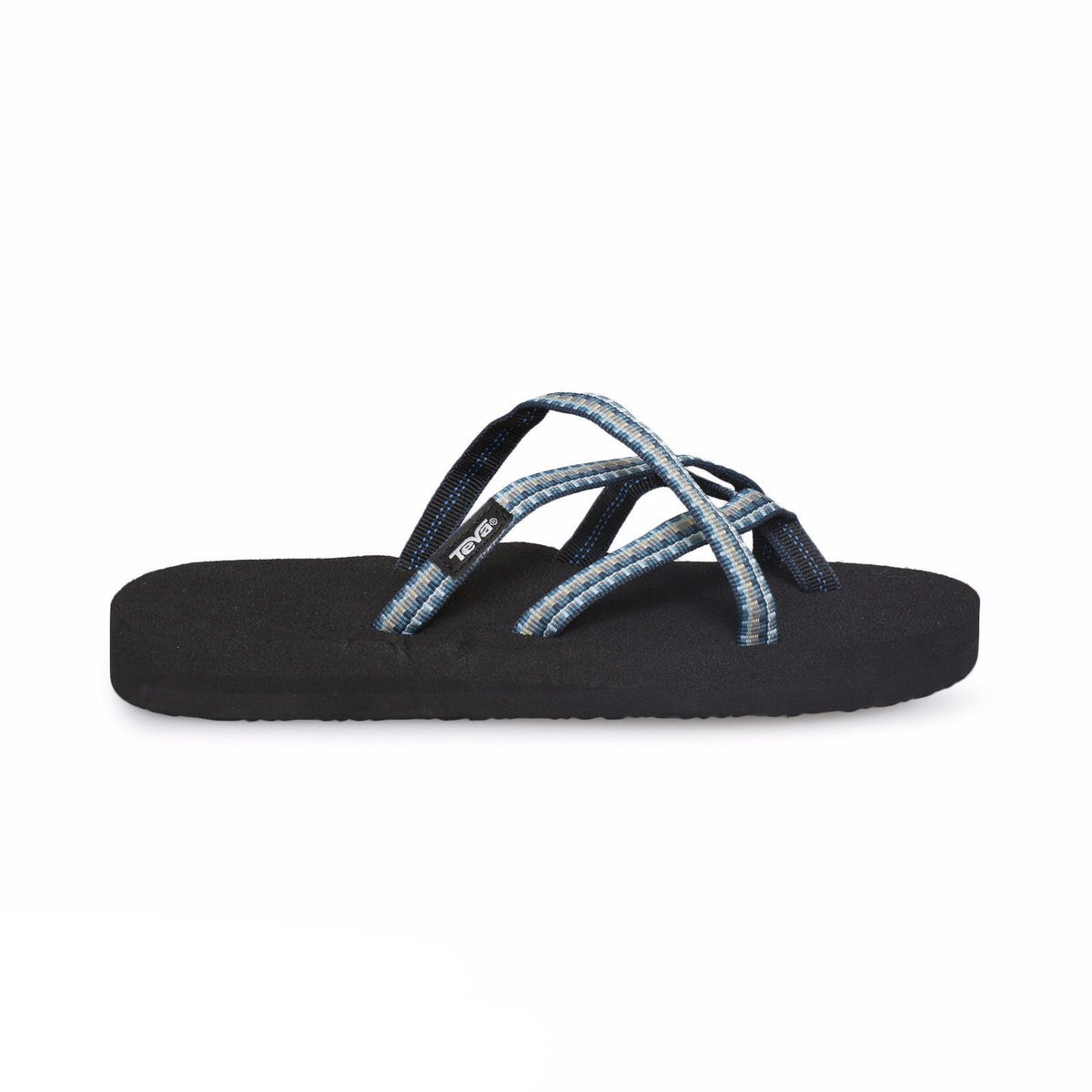 Teva Olowahu Blue / White Plaid Flip Flops – MyCozyBoots